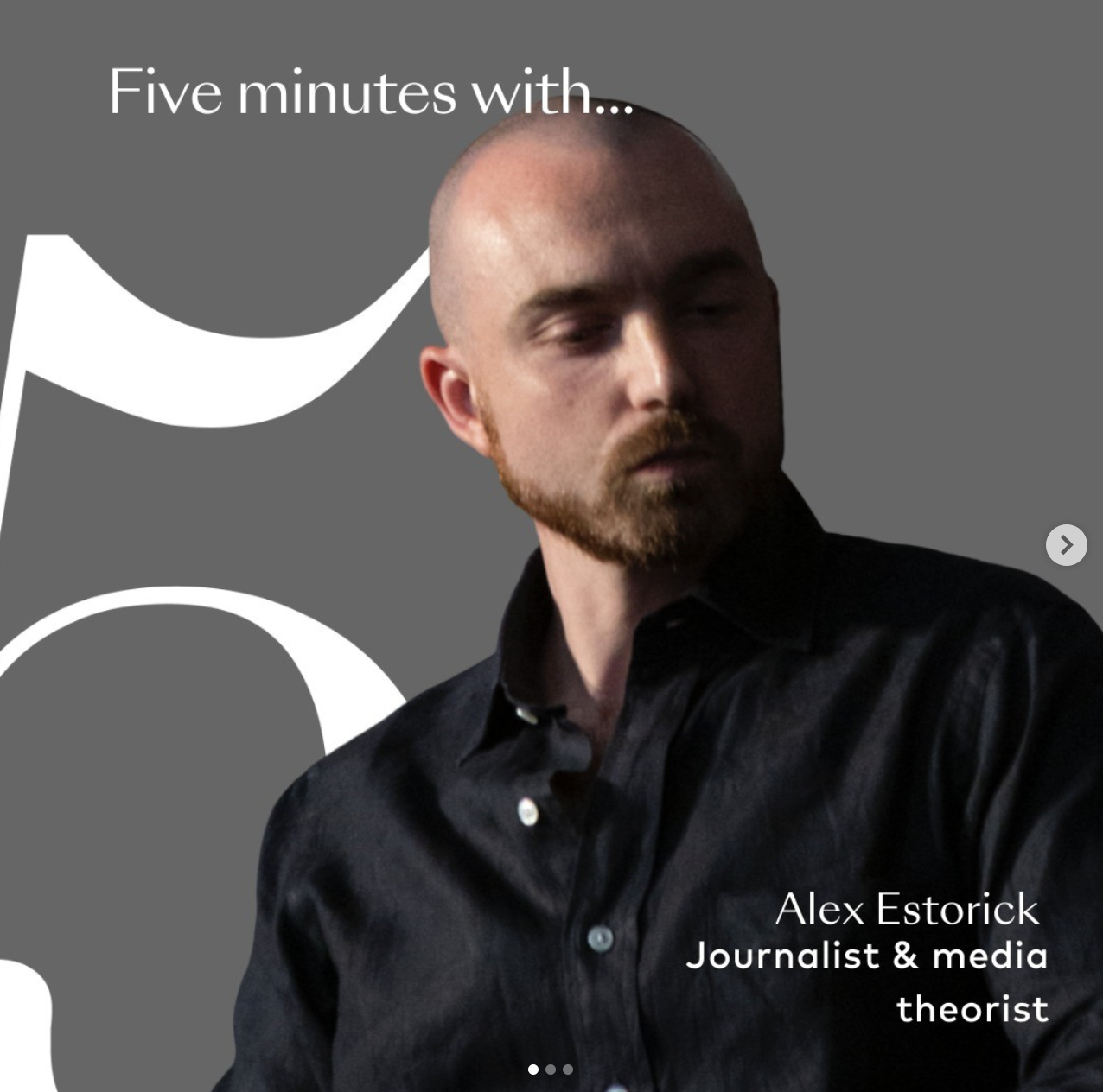 Five minutes with Alex Estorick | Cultural Comms