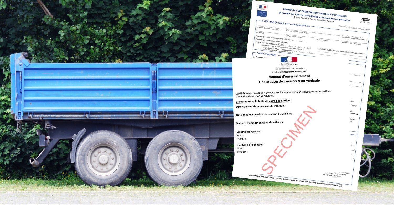 Modele Attestation De Vente Remorque Moins De 500 Kg