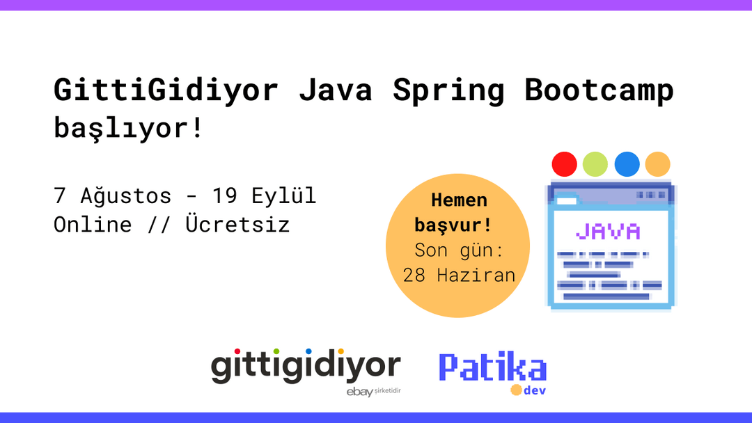 Ücretsiz Java Bootcamp | Patika