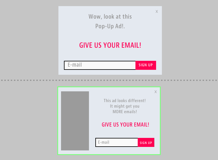 Email-Capture Design Test
