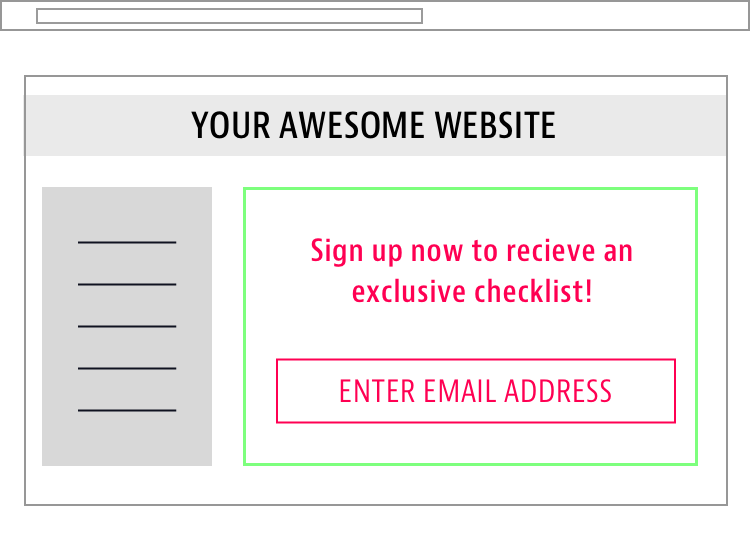 Checklist Call To Action