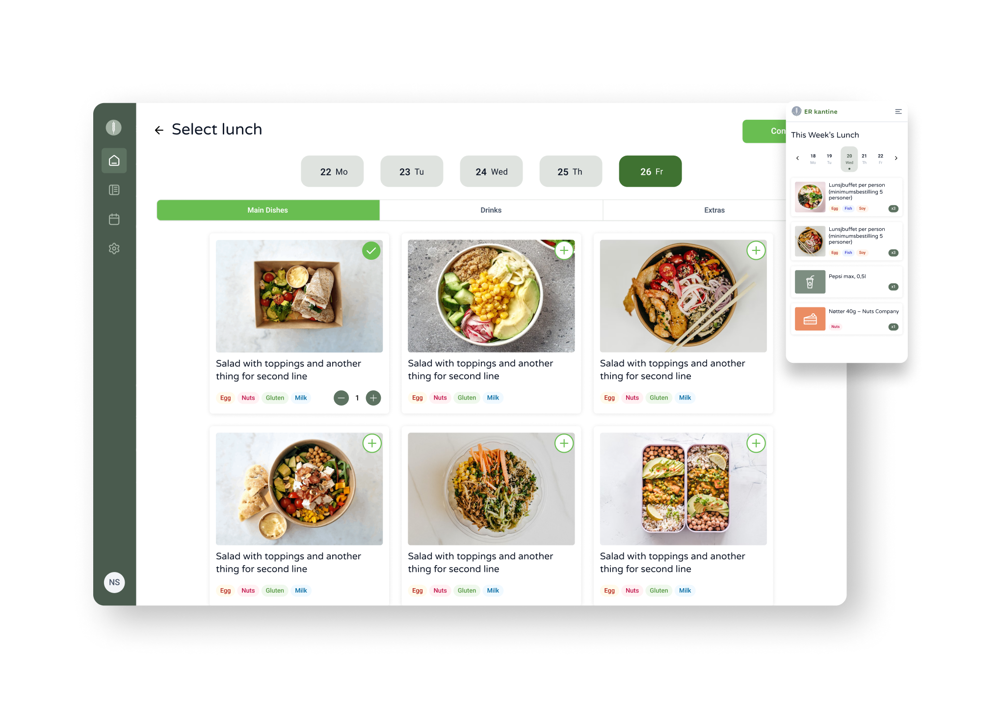 Multi-Sided B2B Platform for Ordering Lunch Meals I Built by Idea Link