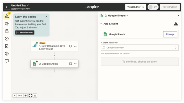 Use Zapier for third-party integrations