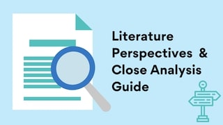 Literature Perspectives and Close Analysis Guide | Lisa's Study Guides
