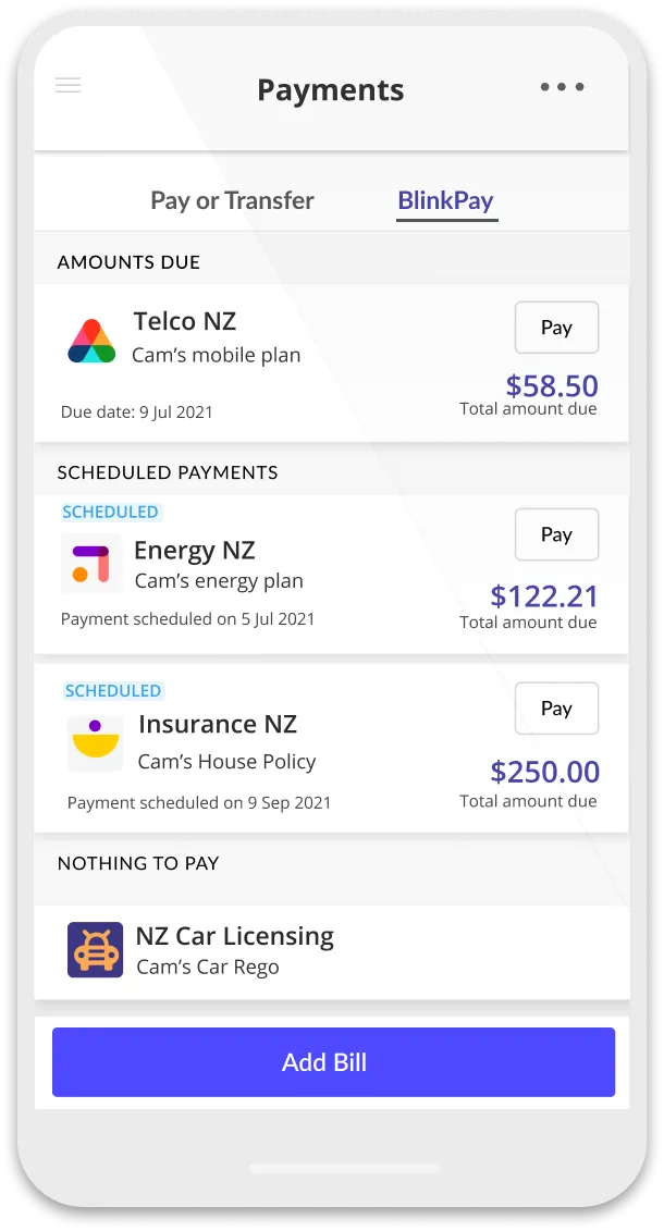 Blink Bills | Keep Your Bills Under Control