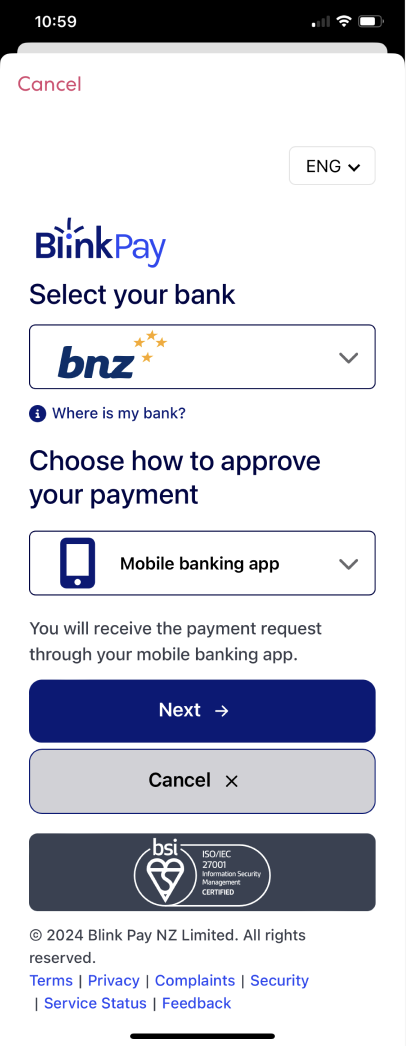 BlinkPay | The easier and safer way to pay