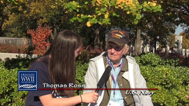 Thomas Ross | National WWII Memorial