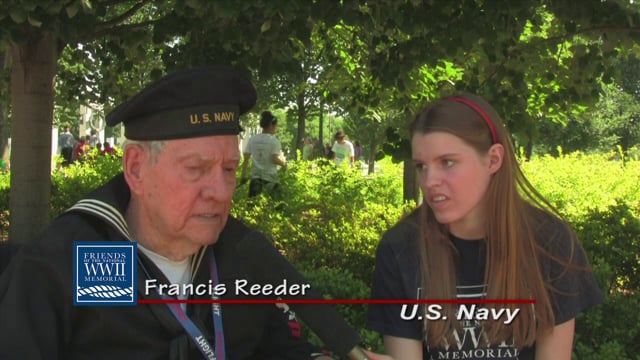 Francis Reeder | National WWII Memorial