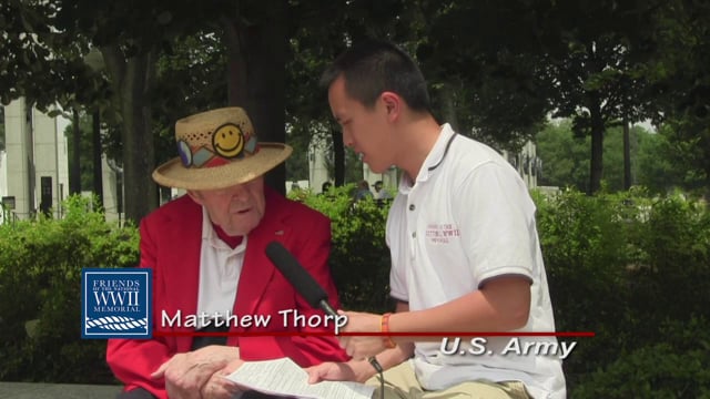 Matthew B. Thorp | National WWII Memorial