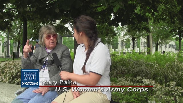 Mary Paine | National WWII Memorial