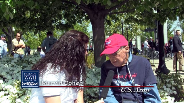 Marvin Cohen | National WWII Memorial