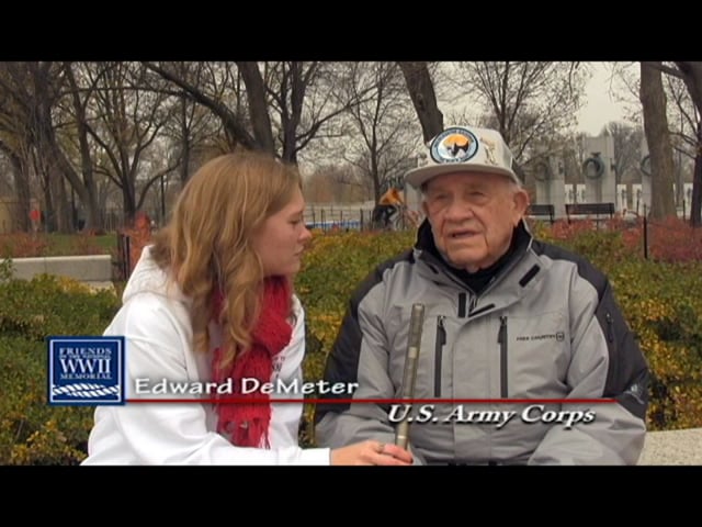 Edward R. DeMeter | National WWII Memorial