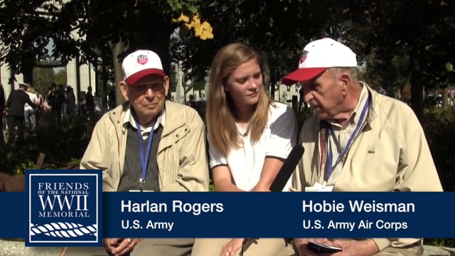 Harlan Rogers & Hobie Weisman | National WWII Memorial