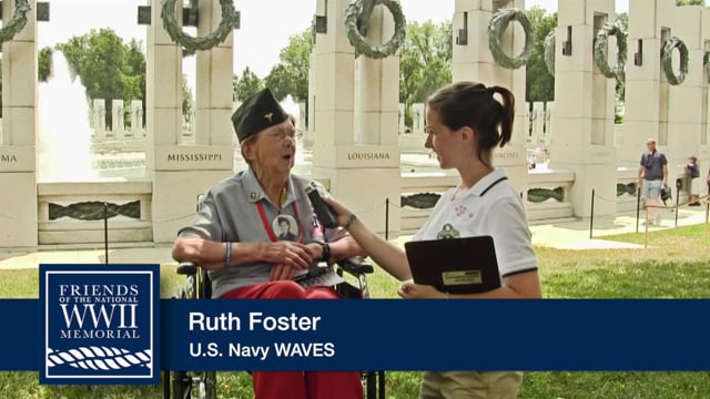 Ruth Foster | National WWII Memorial