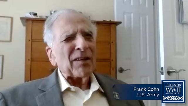 Frank Cohn | National WWII Memorial