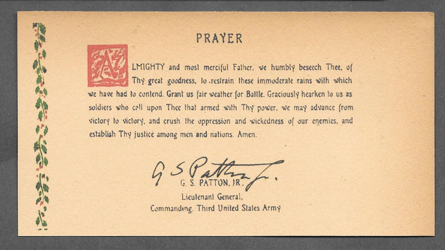 Patton's Prayer
