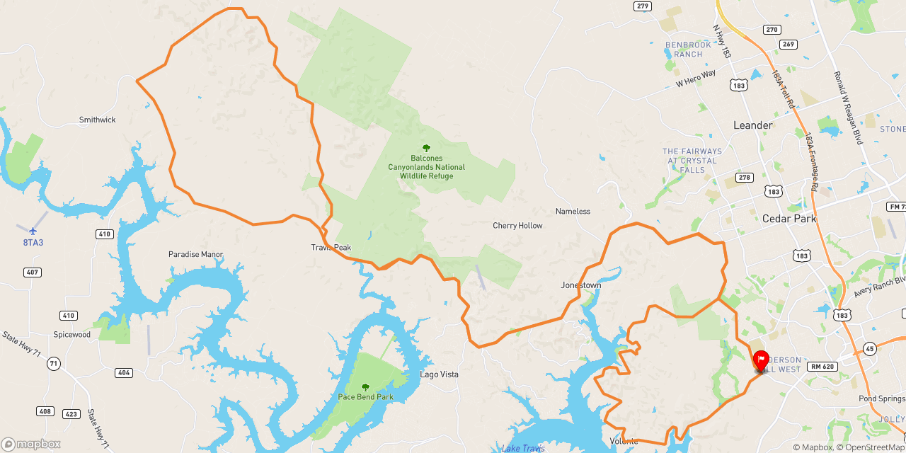 Austin Texas Hill Country Motorcycle Rides, Routes & Roads - REVER