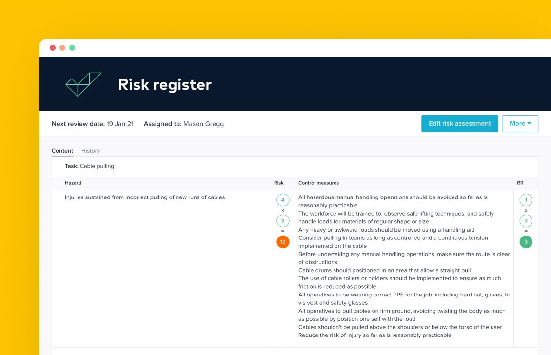 RAMS features - HandsHQ