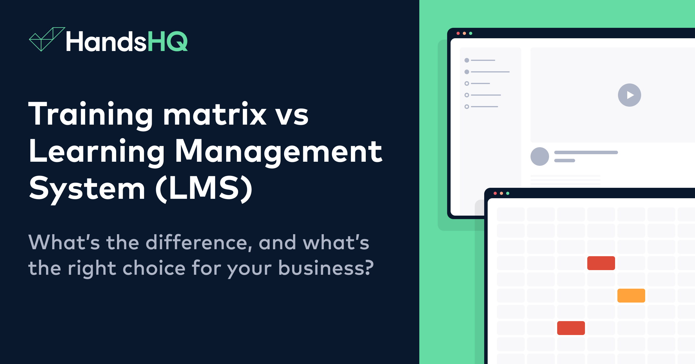 Training matrix vs Learning Management System (LMS): What’s the difference?