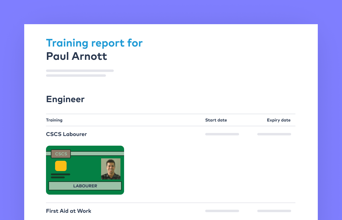 Training matrix software | HandsHQ Training Register