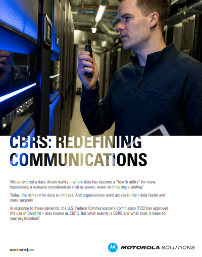 CBRS: REDEFINING COMMUNICATIONS | TechContentHub