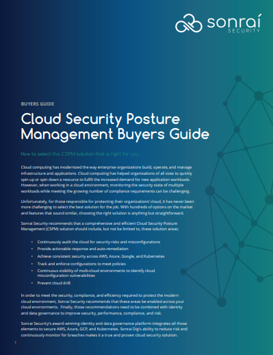 Cloud Security Posture Management Buyers Guide | TechContentHub