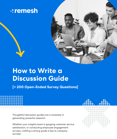 How to Write a Discussion Guide [+ 200 Survey Questions] | TechContentHub