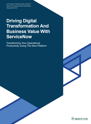 Driving Digital Transformation And Business Value With ServiceNow ...