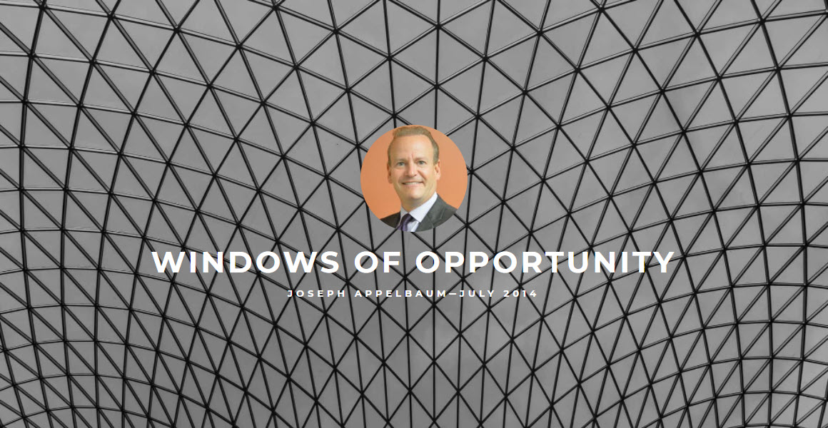 Joseph Appelbaum: Windows of Opportunity | Profiles in Success