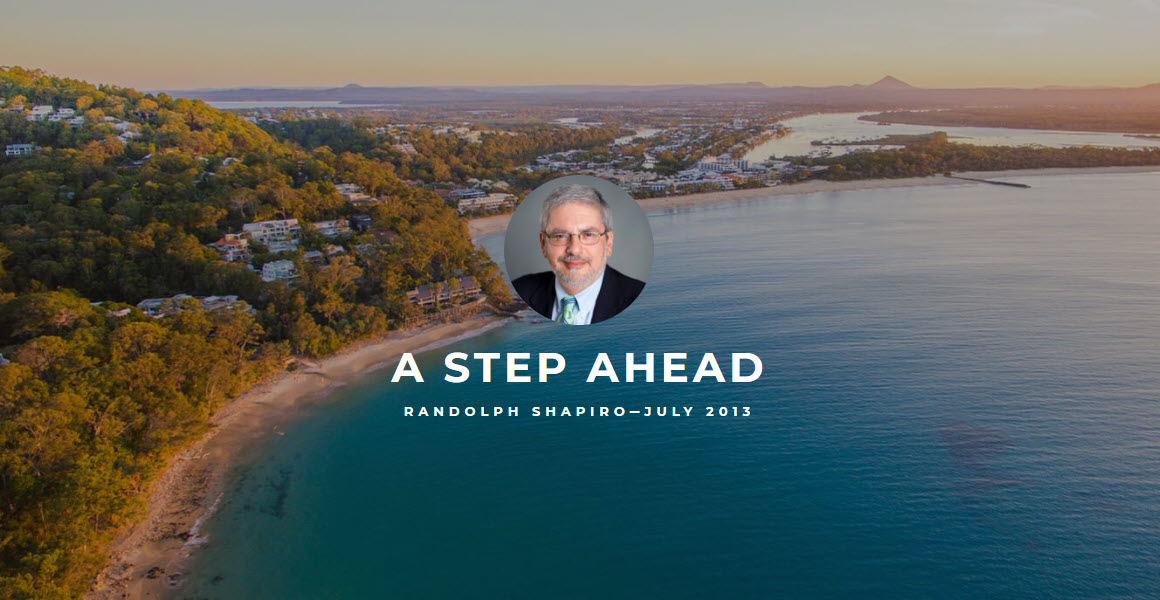 Randolph Shapiro: A Step Ahead | Profiles in Success