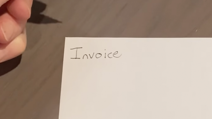 How to Create an Invoice with Paper and Pen - Invoicer.ai