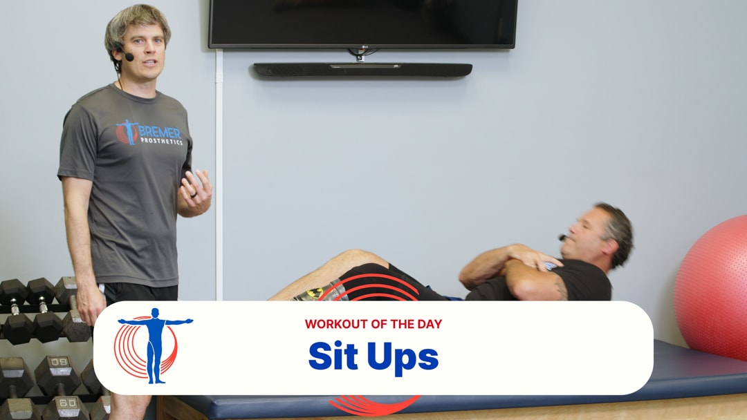 Sit Ups (Amputee Exercise)