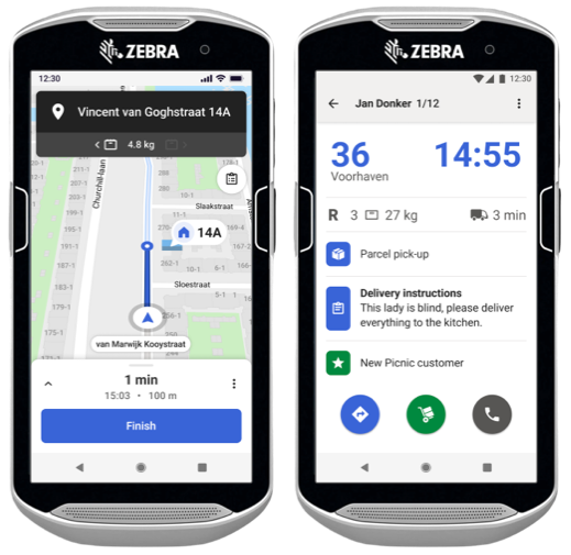 The case study on how Picnic decreased the average delivery time using Mapbox Navigation SDK