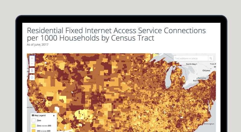 The FCC builds with Mapbox GL JS and Geocoding