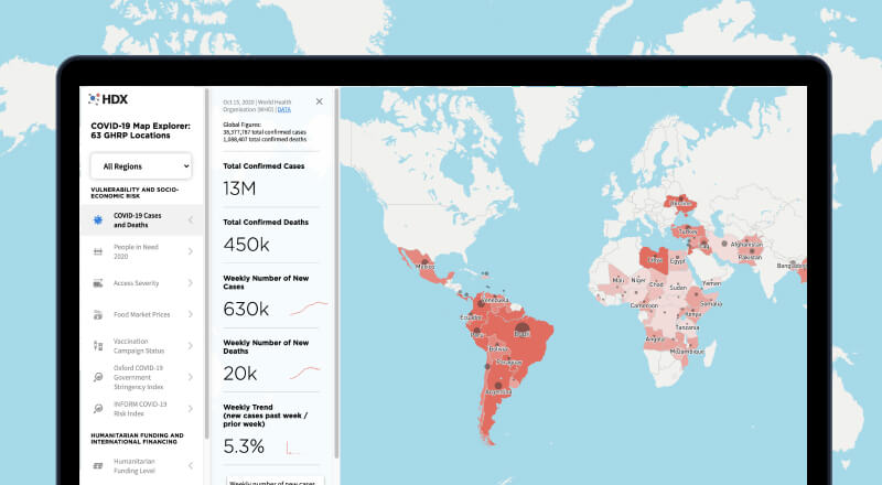 UN OCHA builds with Mapbox Vector, Raster, and Static Tiles API
