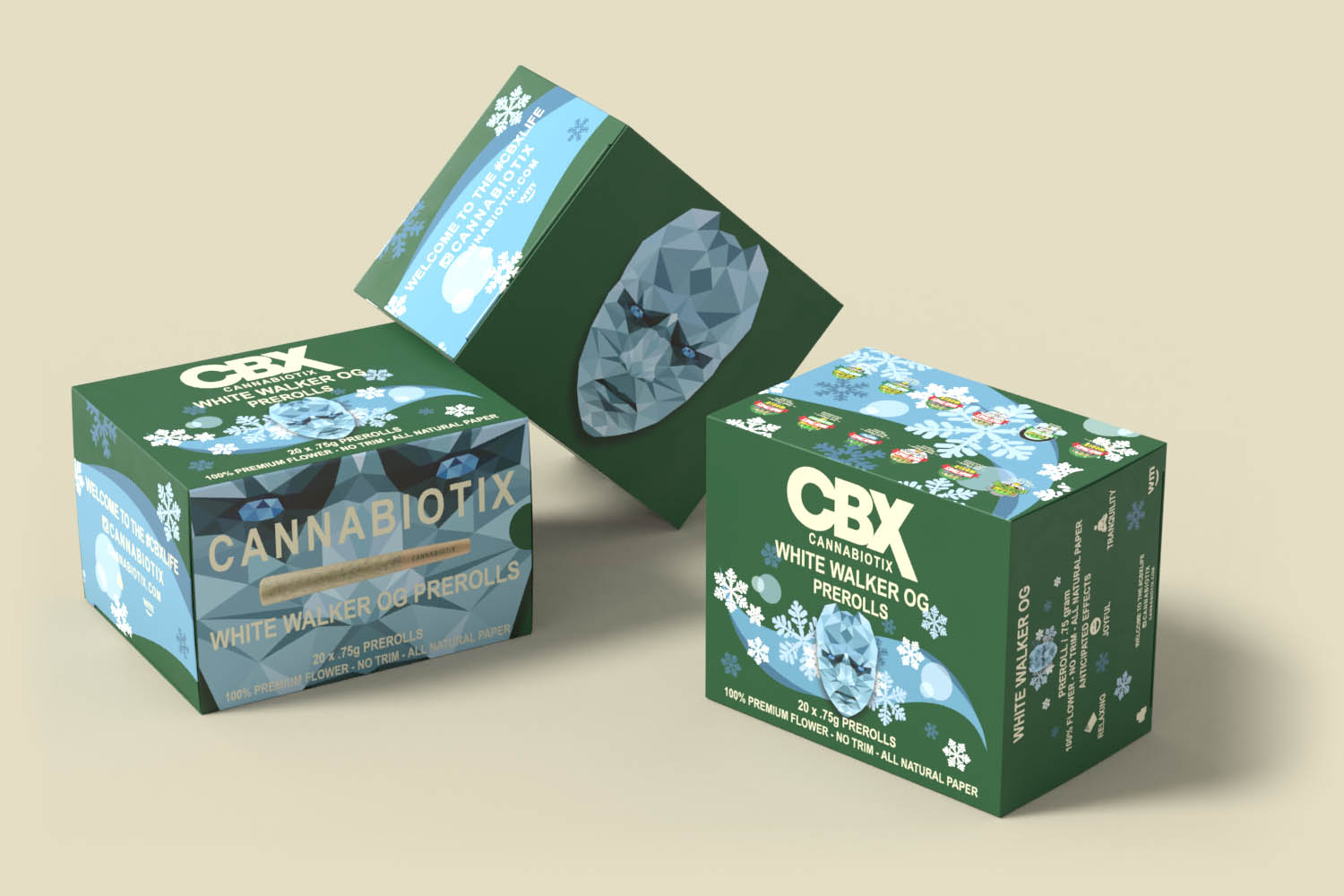 White Walker OG Prerolls | CANNABIOTIX