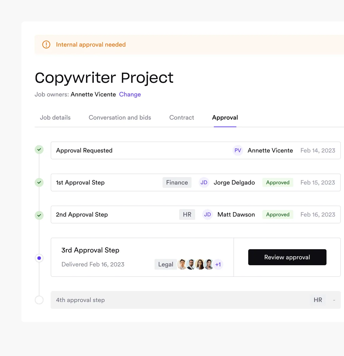 Boost Hiring Visibility and Control with Worksome's Approval Flows