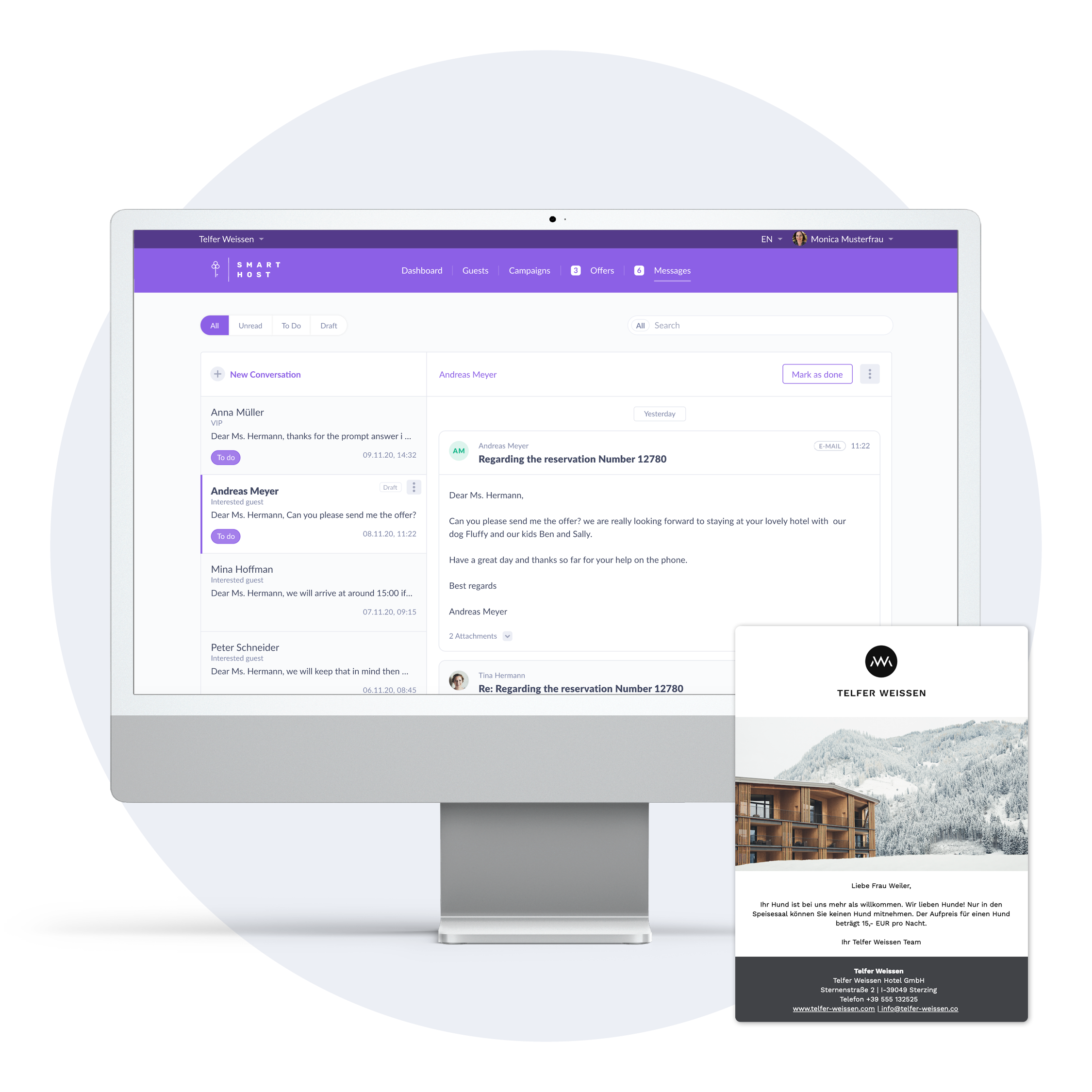 Correspondence Manager | Smart Host