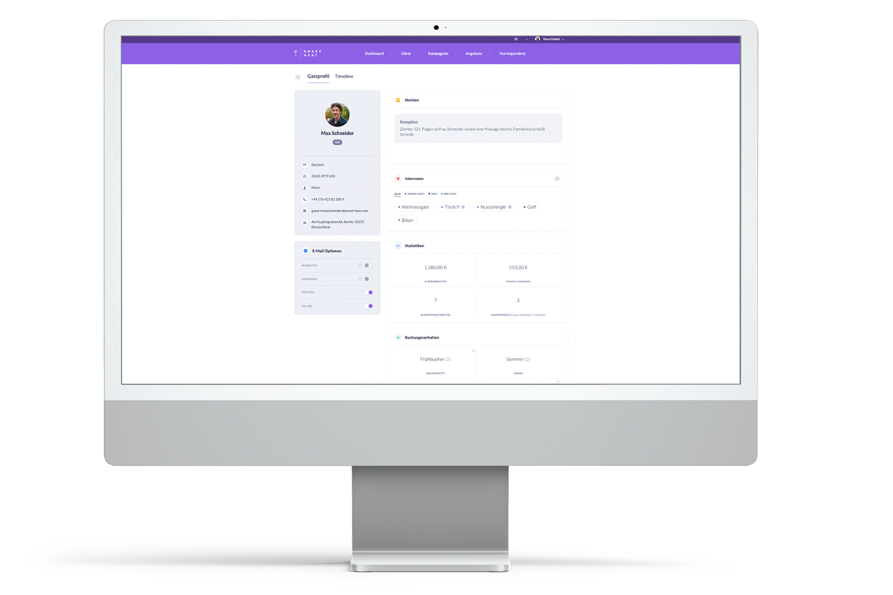 Guest profile | Smart Host