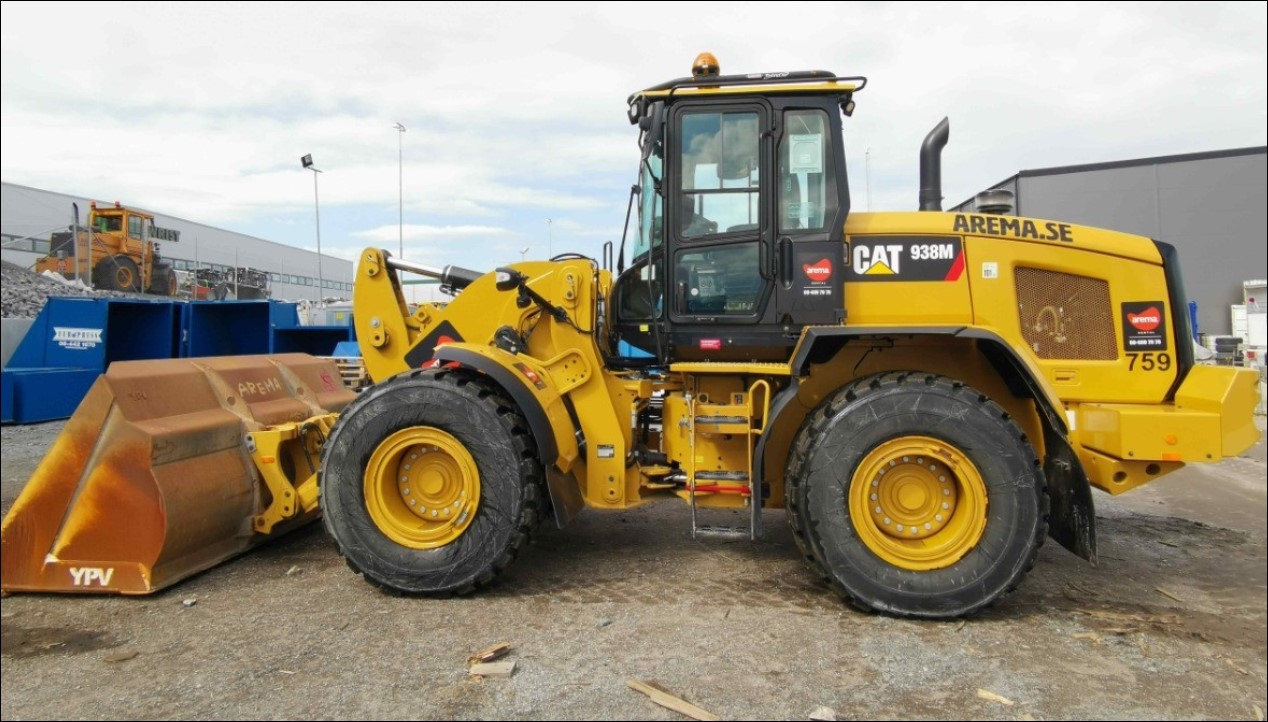 Hyr en Caterpillar 938M från Arema Heavy Rental