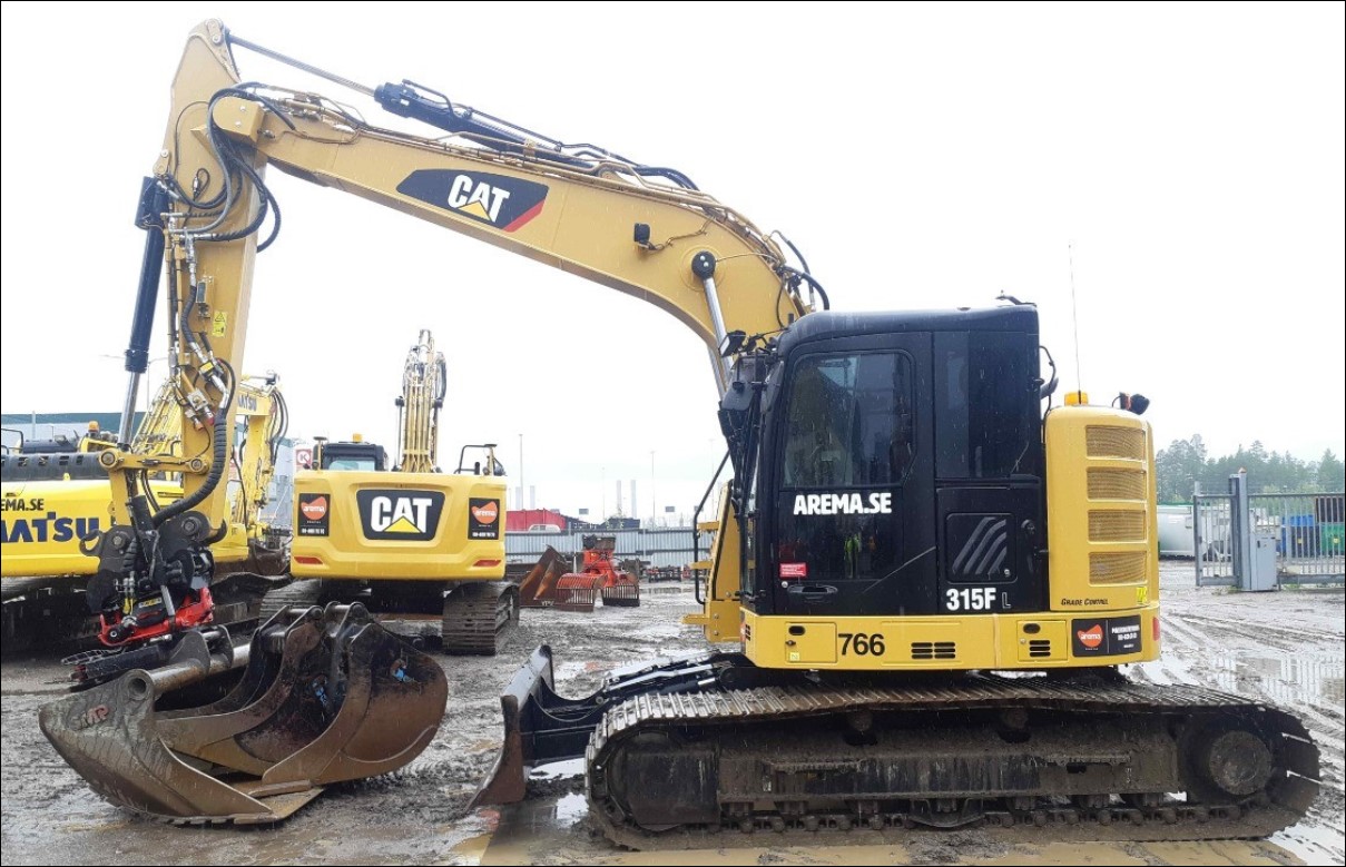 Hyr en Caterpillar 315FL CR från Arema Heavy Rental