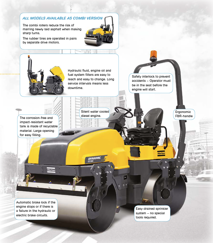 Hyr en Atlas Copco CC1100 från Arema Heavy Rental