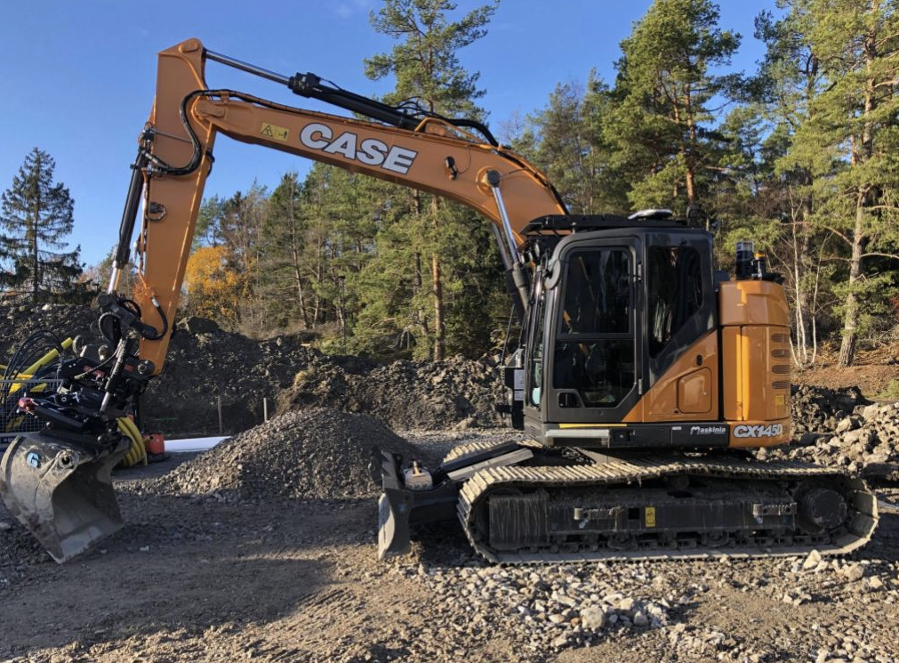 Hyr en Case CX145D SR från Arema Heavy Rental
