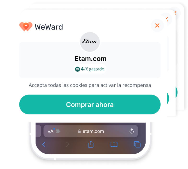 Extensión WeWard ios