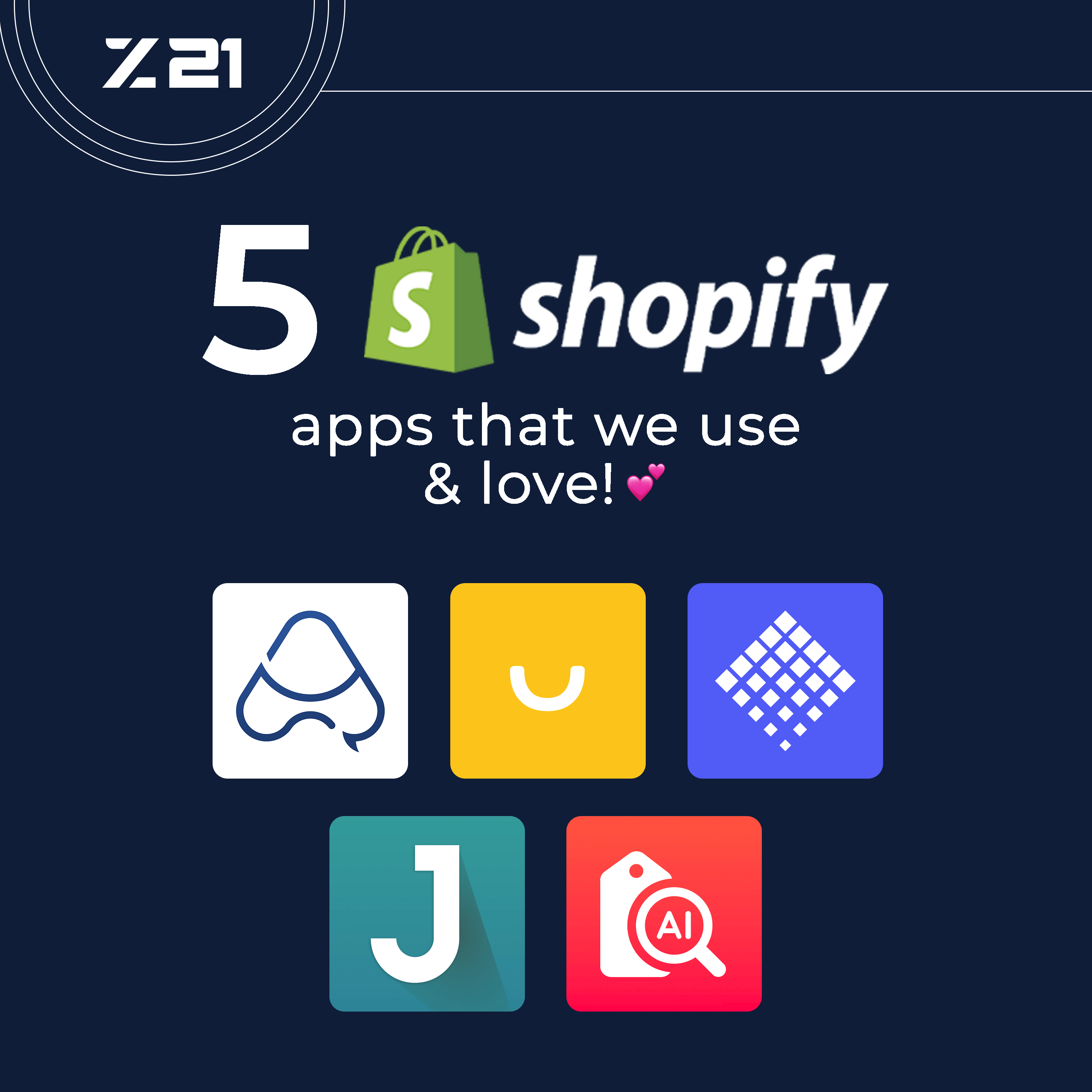 Shopify Apps That We Use (and love!)