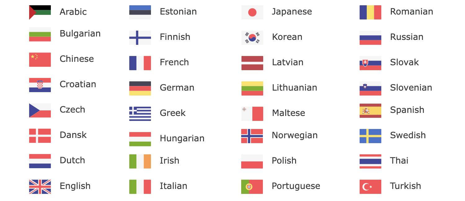 Kemikaaliluettelo nyt 32 kielellä Tuotetiedon hallintapalvelussa