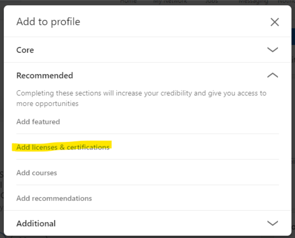 How to Add Certificates to a LinkedIn Profile