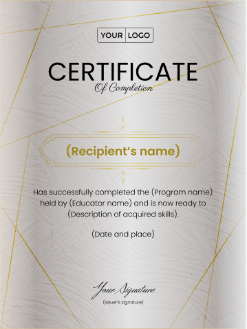 10 FREE Certificate of Completion Templates The Best Designs for 2023 ...