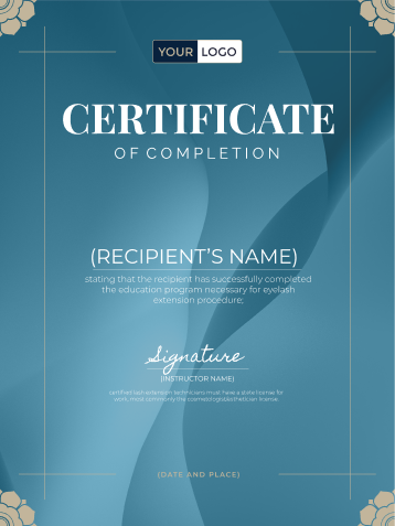 FREE Lash Certificate Templates 5 Ready Examples for Use | Virtualbadge.io