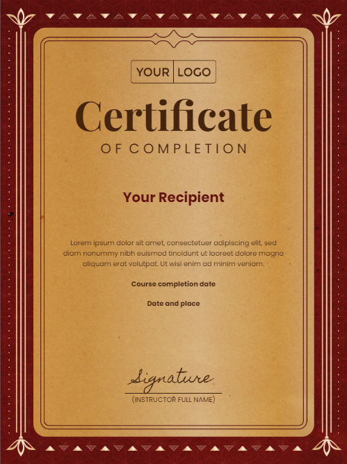 FREE Anger Management Certificate of Completion Templates [6 Ready ...